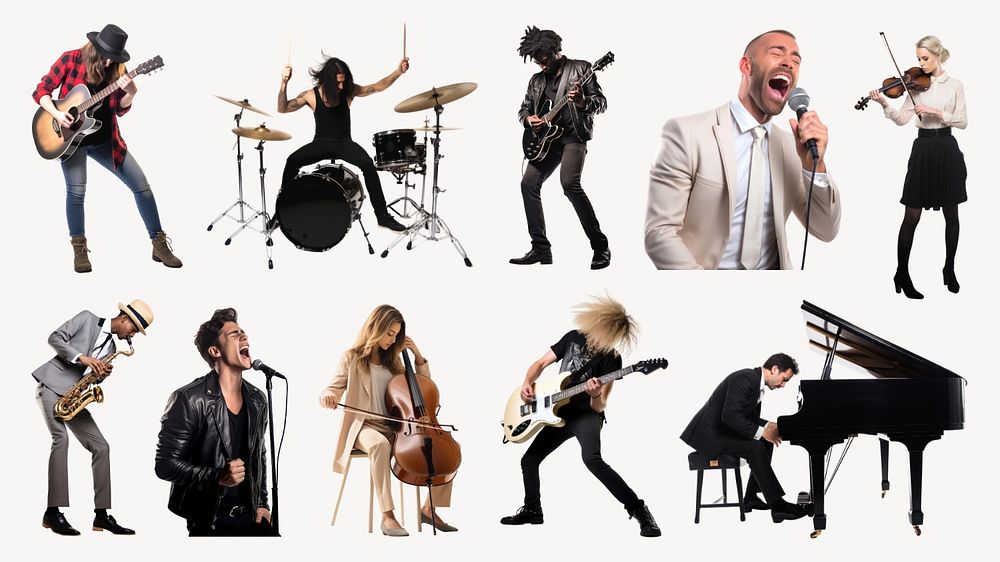 Editable musical people design element | Premium Editable Design - rawpixel