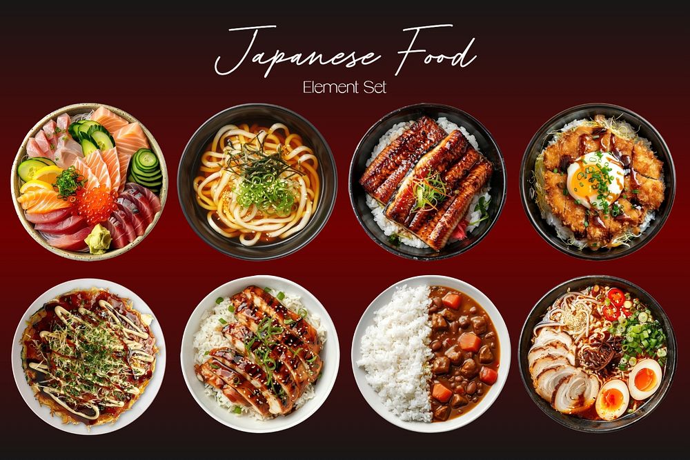 Editable Japanese food design element | Premium Editable Design - rawpixel