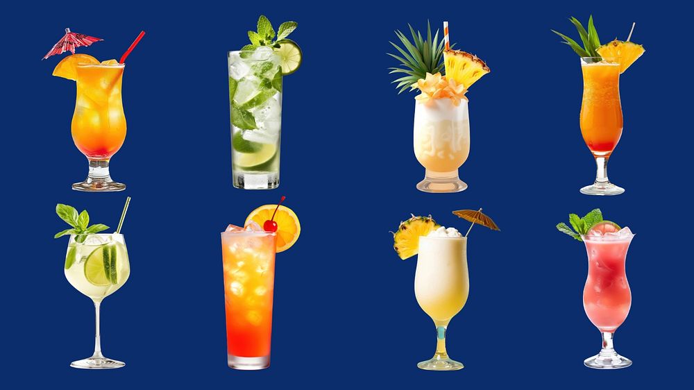 Editable cocktail drink design element | Premium Editable Design - rawpixel