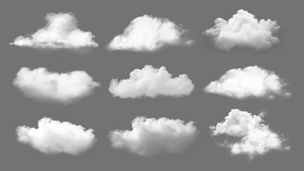 Editable white cloud effect design | Premium Editable Design - rawpixel