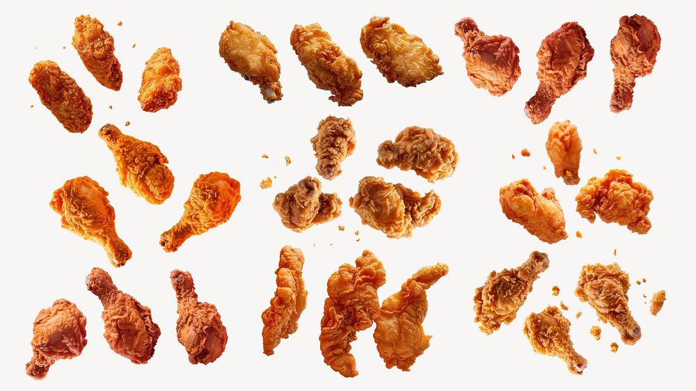 Editable fried chicken design element | Premium Editable Design - rawpixel