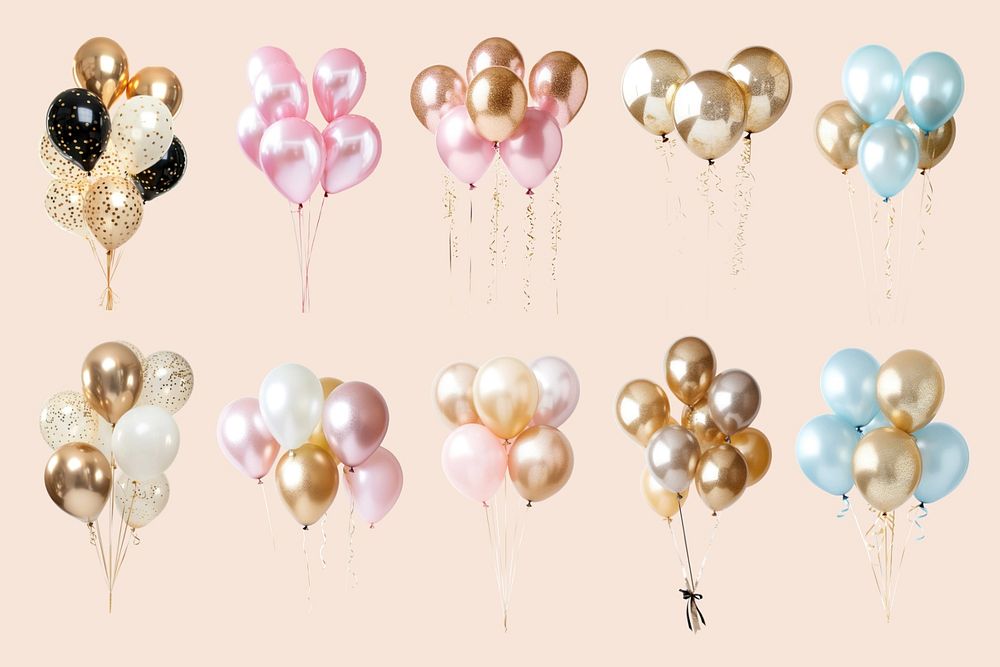 Editable party balloon design element | Premium Editable Design - rawpixel
