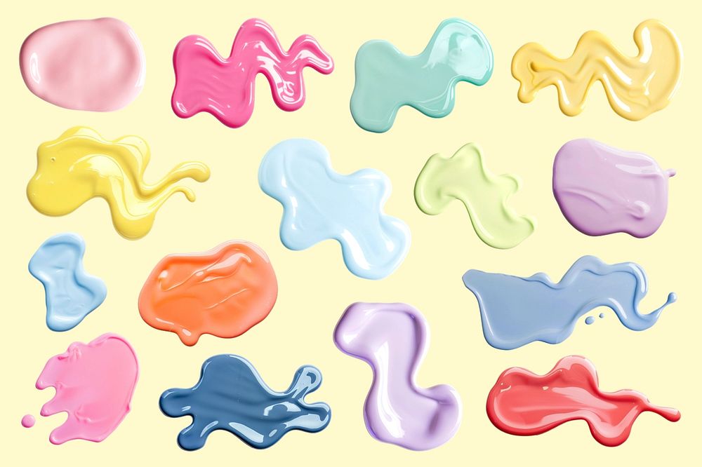 Editable colorful paint splatter design | Premium Editable Design ...