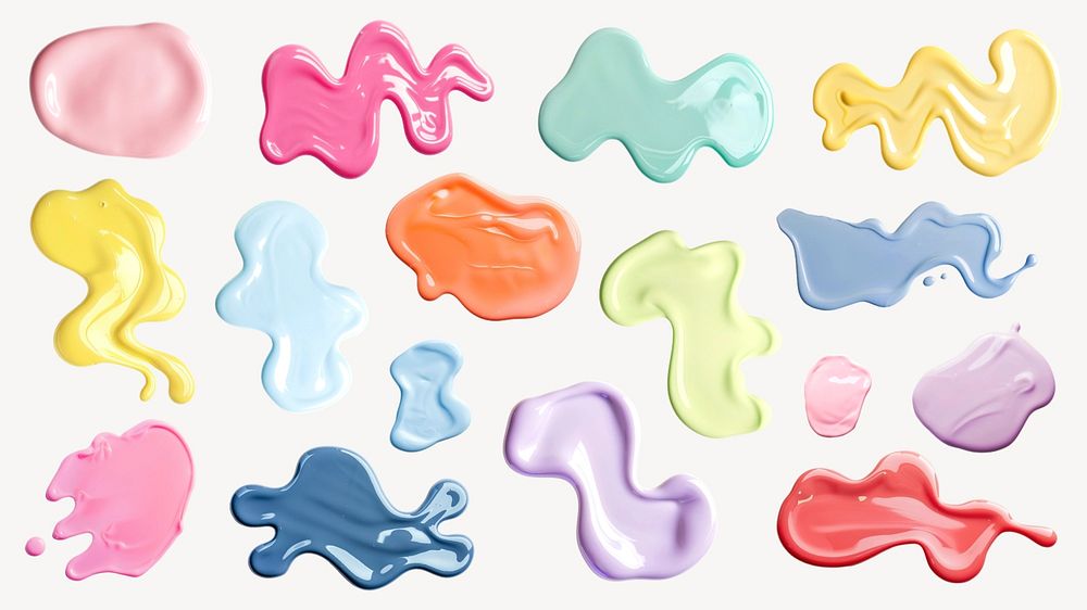 Editable colorful paint splatter design | Premium Editable Design ...