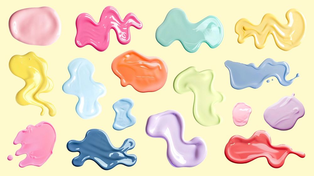 Editable colorful paint splatter design | Premium Editable Design ...