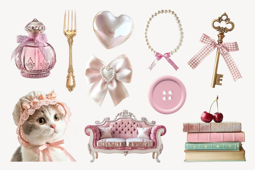 Editable aesthetic pink coquette design | Premium Editable Design ...