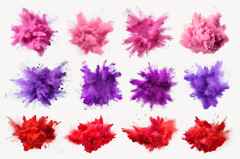 Editable vibrant color explosion design | Premium Editable Design ...