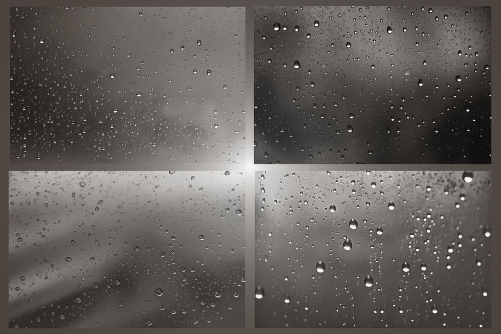 Editable rain drop effect design | Premium Editable Design - rawpixel