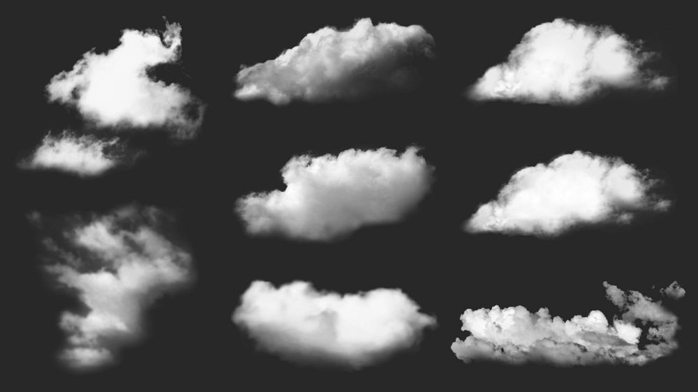 Editable White cloud design element | Premium Editable Design - rawpixel