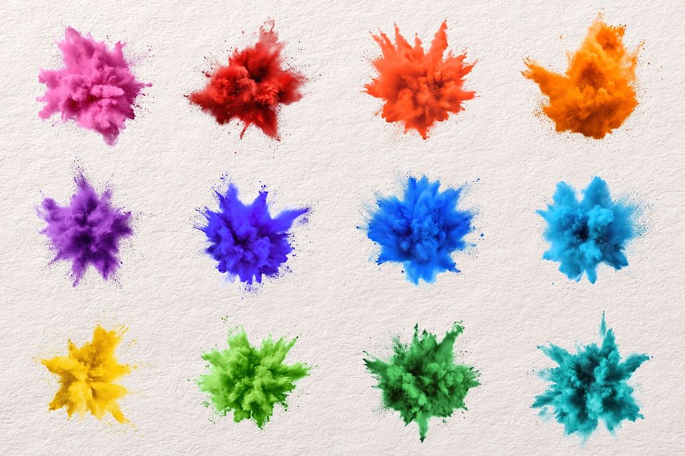 Editable Colorful explosion effect design | Premium Editable Design ...