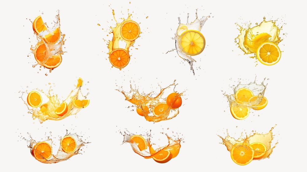 Editable Orange juice splash design | Premium Editable Design - rawpixel