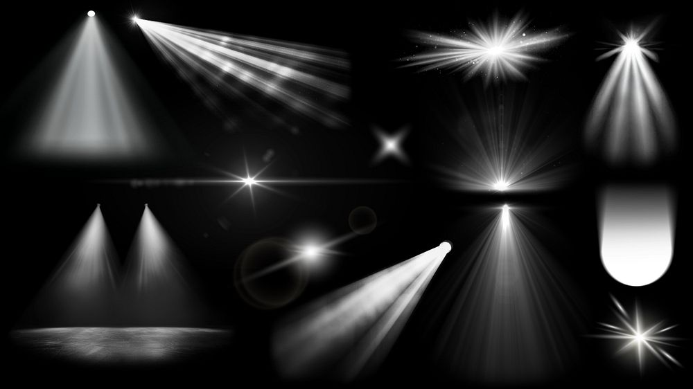 Editable light effect design element | Premium Editable Design - rawpixel