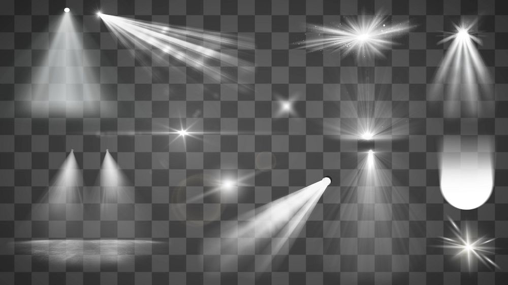 Editable light effect design element | Premium Editable Design - rawpixel