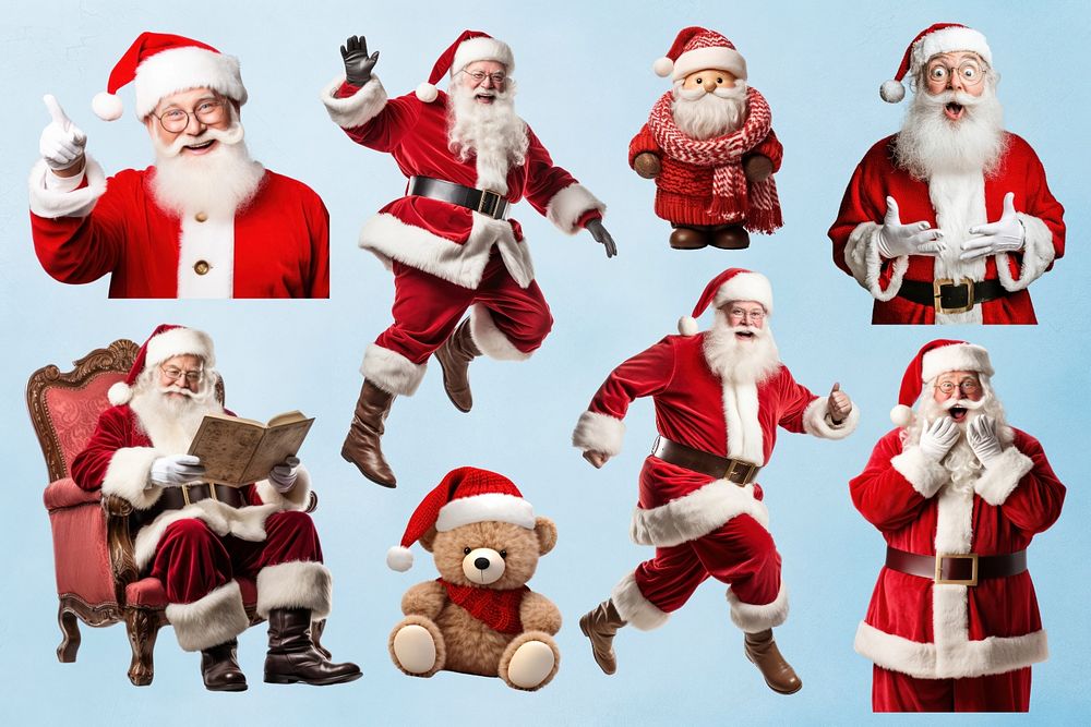 Editable Santa Claus design element | Premium Editable Design - rawpixel