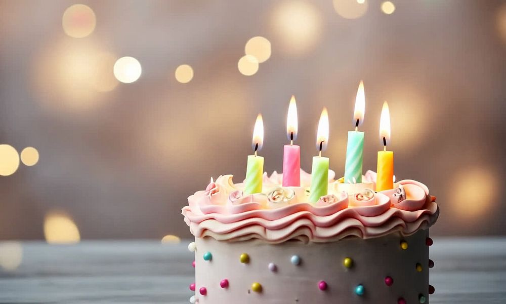 Close-up video angle festive birthday | Free Video - rawpixel