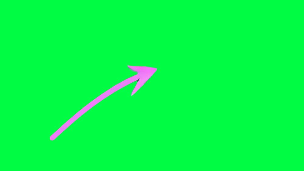 Vibrant arrow animation, transparent 4K | Free Video - rawpixel