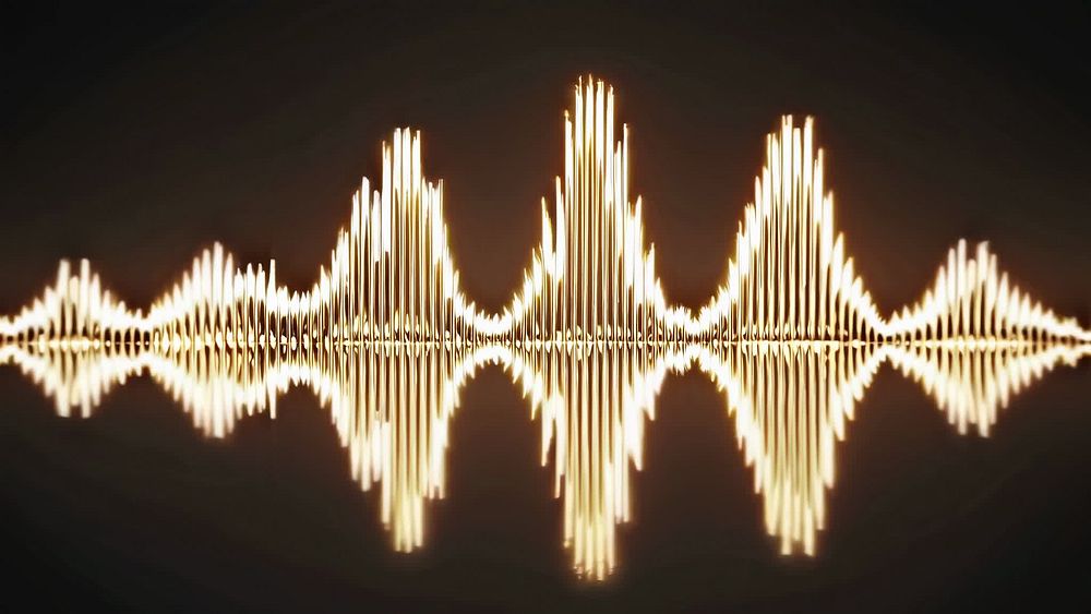 Abstract soundwave pattern glowing lines | Free Video - rawpixel