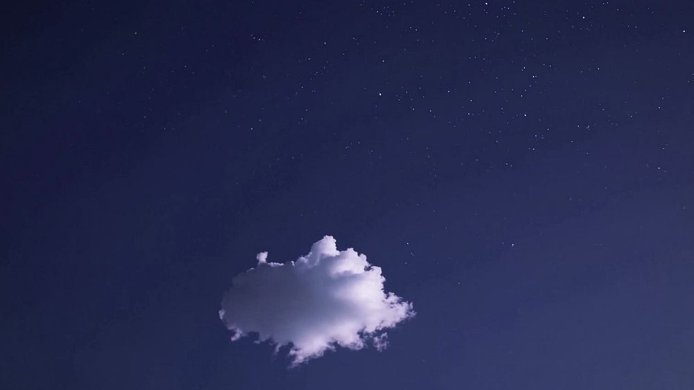 serene night sky video single | Free Video - rawpixel