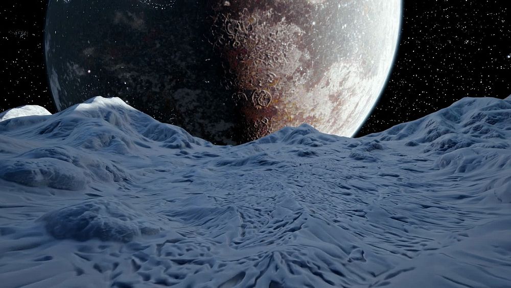 cinematic video still snowy alien | Free Video - rawpixel