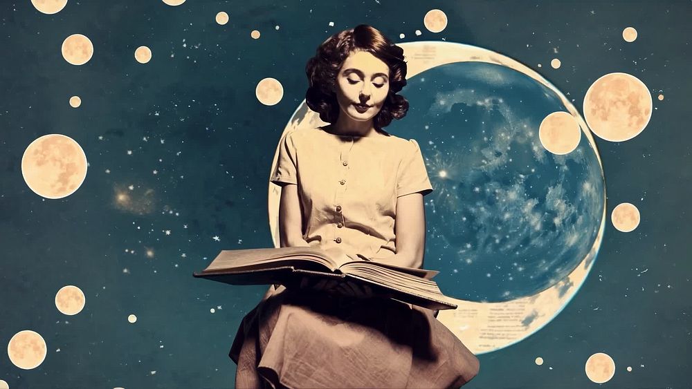 Vintage-style video surreal concept, featuring | Free Video - rawpixel