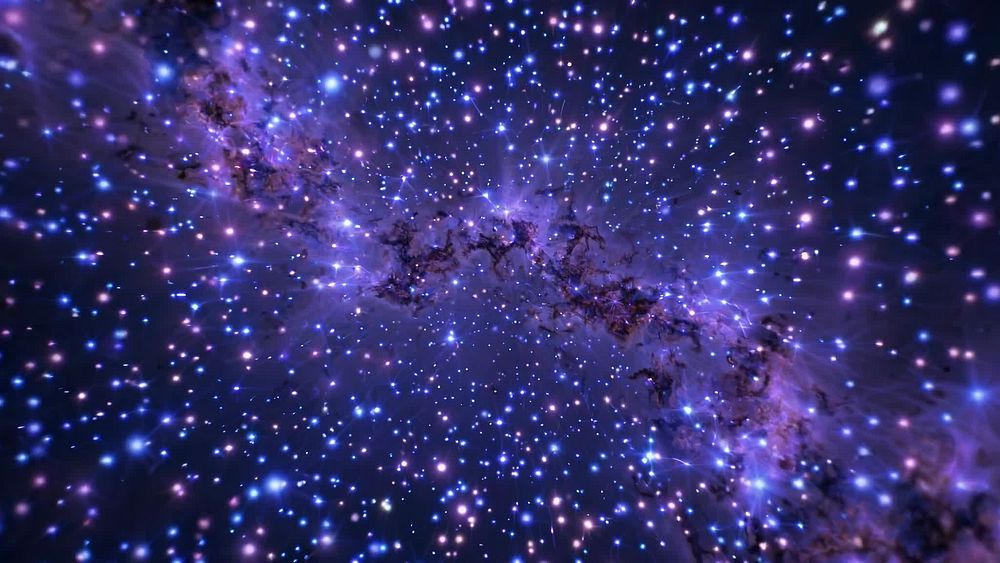 cosmic video scene wide-angle view | Free Video - rawpixel
