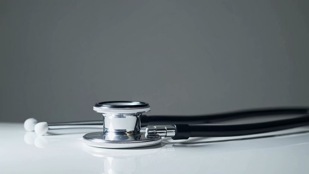 Close-up, low-angle shot stethoscope reflective | Free Video - rawpixel