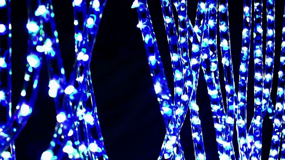 Close-up video glowing blue LED | Free Video - rawpixel