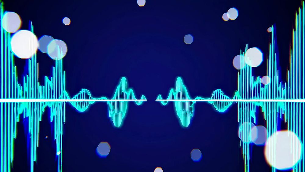Abstract video concept digital soundwave | Free Video - rawpixel