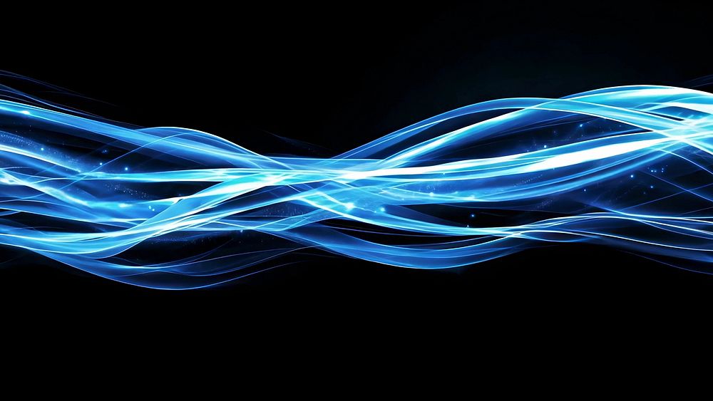 Dynamic video concept glowing blue | Free Video - rawpixel