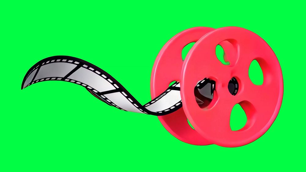 Film reel animation, transparent 4K | Free Video - rawpixel