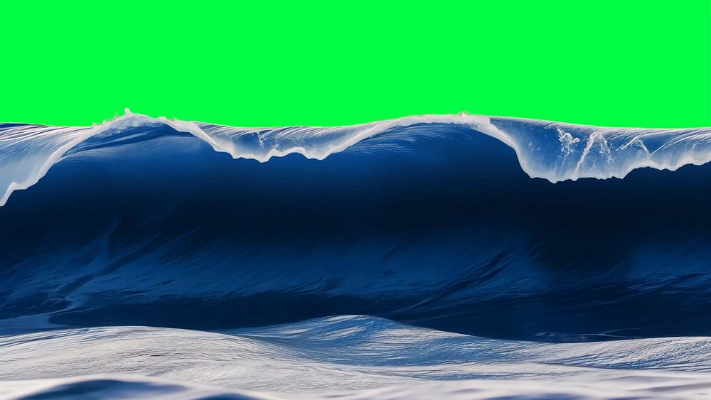 Vibrant ocean wave contrast animation | Free Video - rawpixel