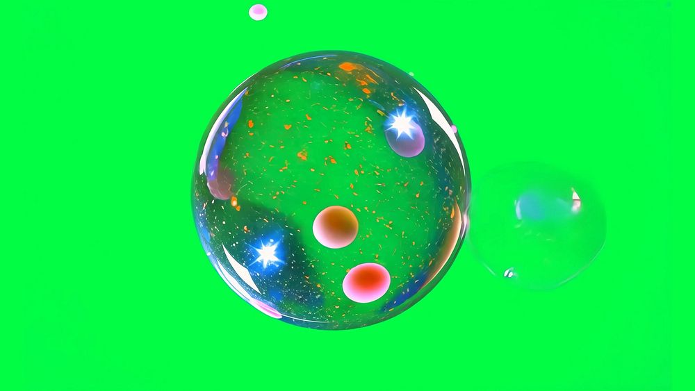 Colorful soap bubble animation, transparent | Free Video - rawpixel