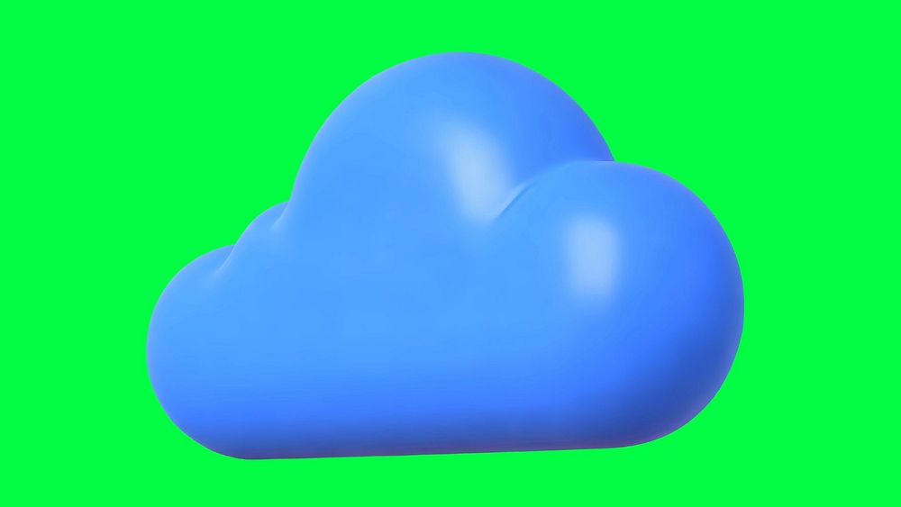 Blue cloud animation, transparent 4K | Free Video - rawpixel