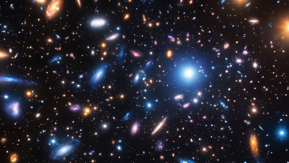 cosmic video scene wide-angle view | Free Video - rawpixel