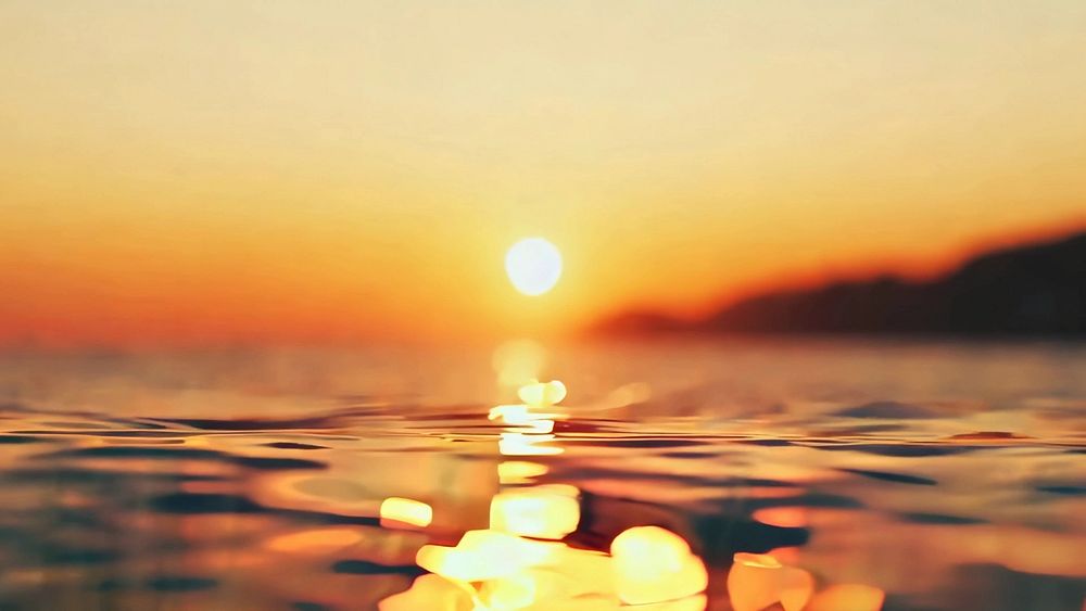 serene sunset video captures sun | Free Video - rawpixel