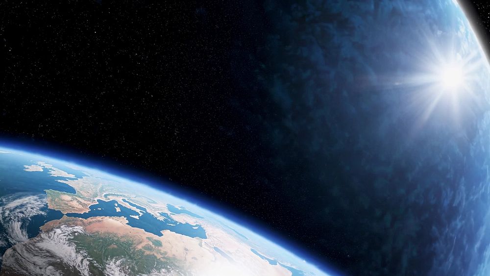 stunning video still Earth space, | Free Video - rawpixel