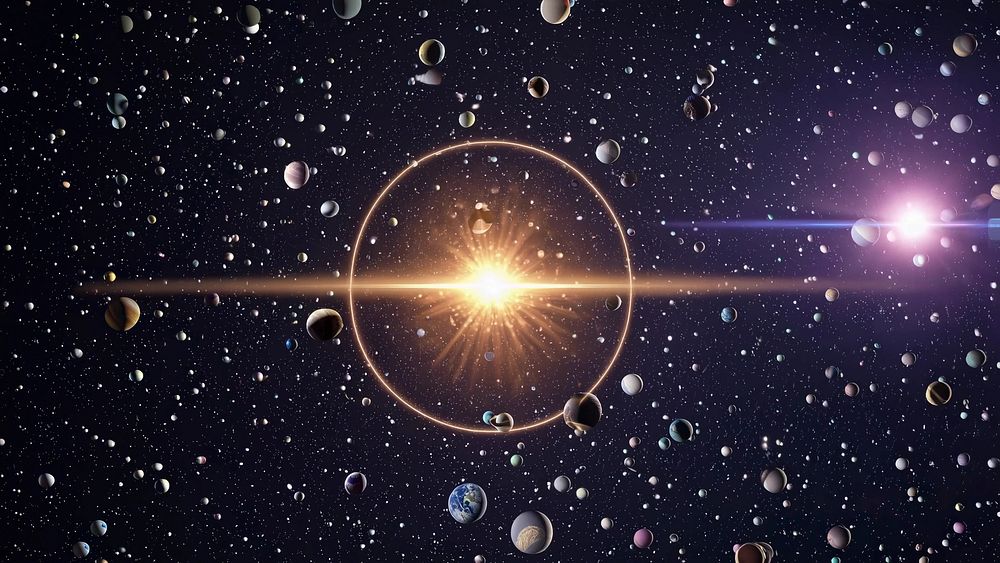 cosmic video scene wide-angle view | Free Video - rawpixel