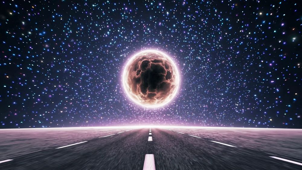 cosmic video scene low-angle view | Free Video - rawpixel