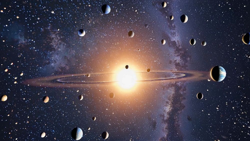 cosmic video scene wide-angle view | Free Video - rawpixel