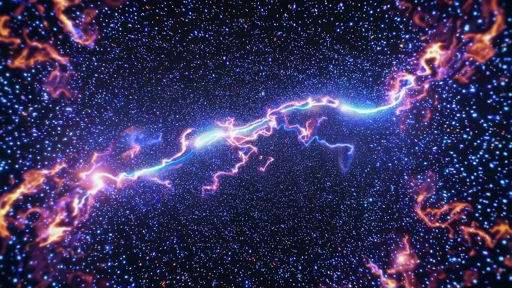 cosmic video scene top-down angle, | Free Video - rawpixel