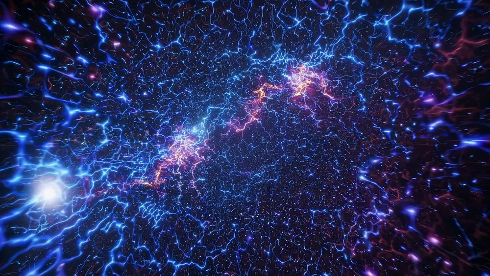 Dynamic video cosmic energy field | Free Video - rawpixel
