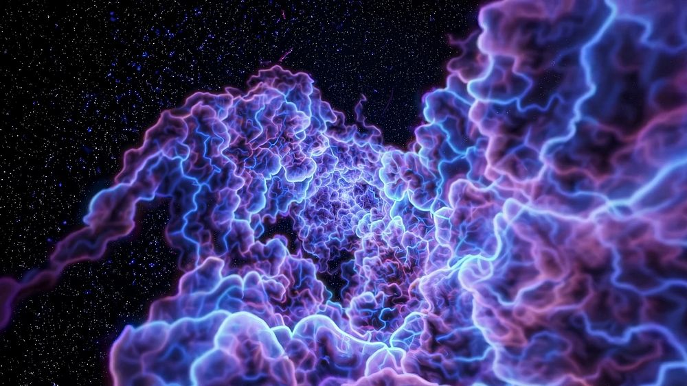 Abstract cosmic video scene swirling | Free Video - rawpixel