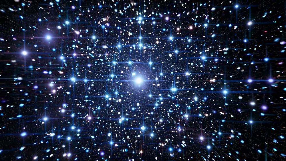 cosmic video scene starry sky, | Free Video - rawpixel