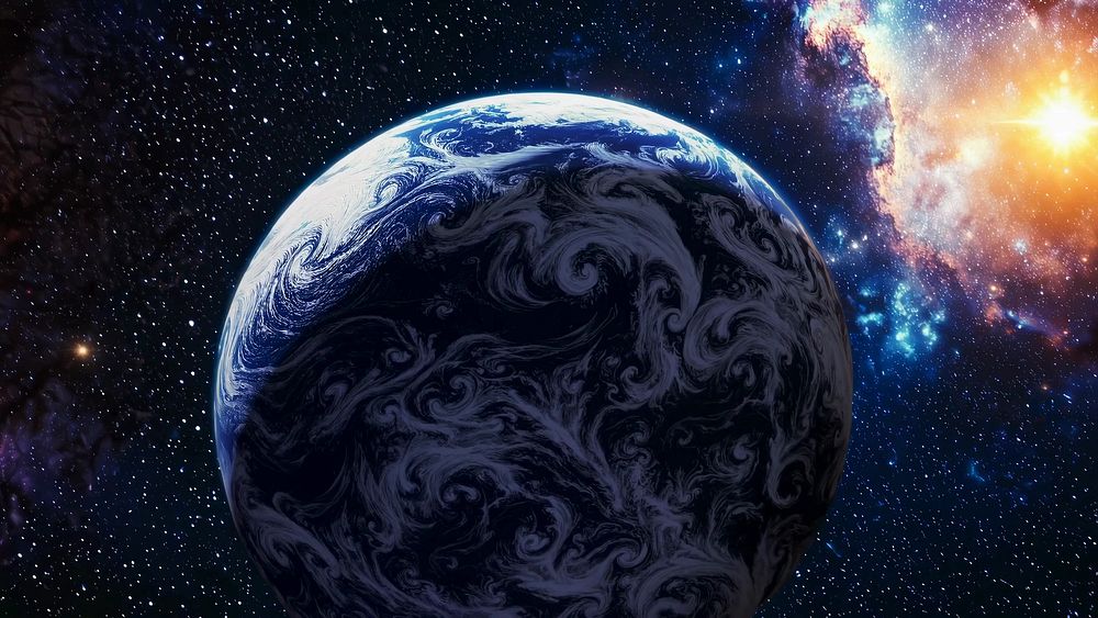 mesmerizing video still Earth space, | Free Video - rawpixel