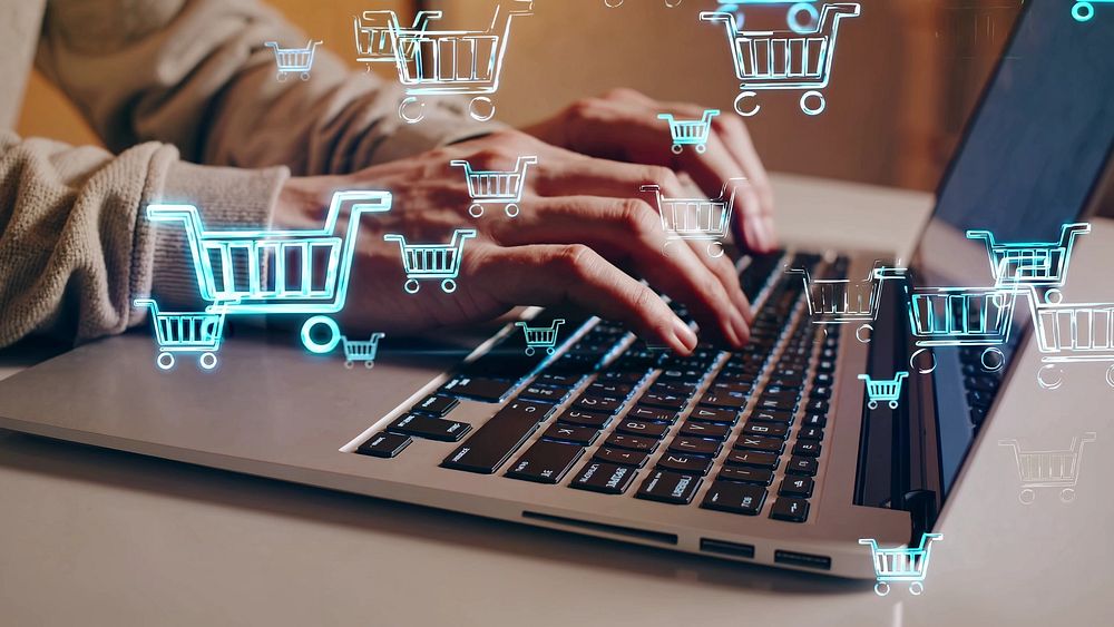 close-up angle hands typing laptop, | Free Video - rawpixel