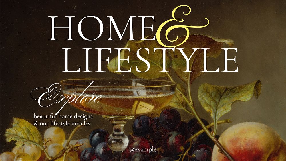 Home & lifestyle blog banner | Free Photo - rawpixel