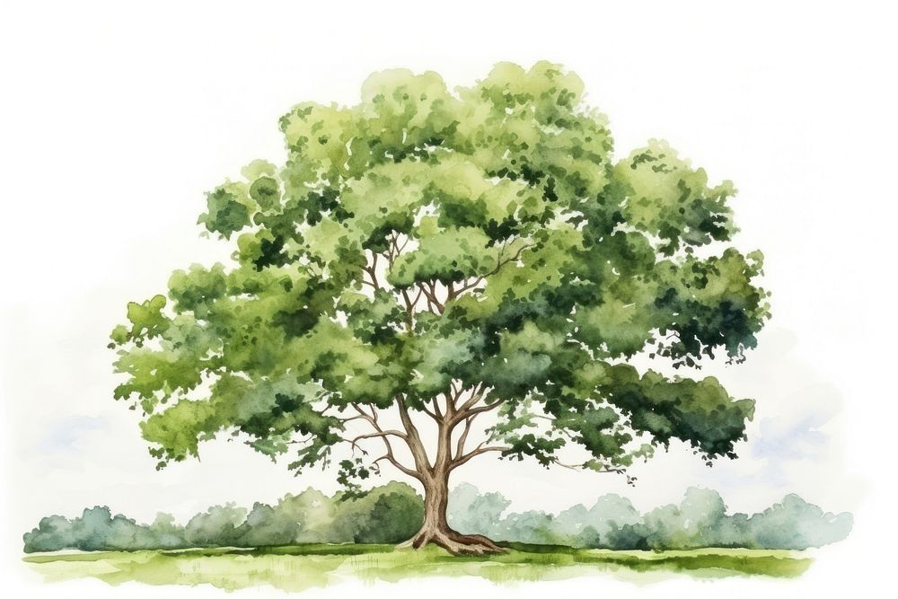 Illustration tree art sycamore painting. | Free Photo Illustration ...