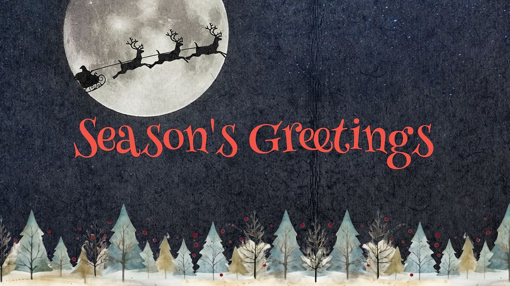 Season's greetings blog banner template | Free Photo - rawpixel