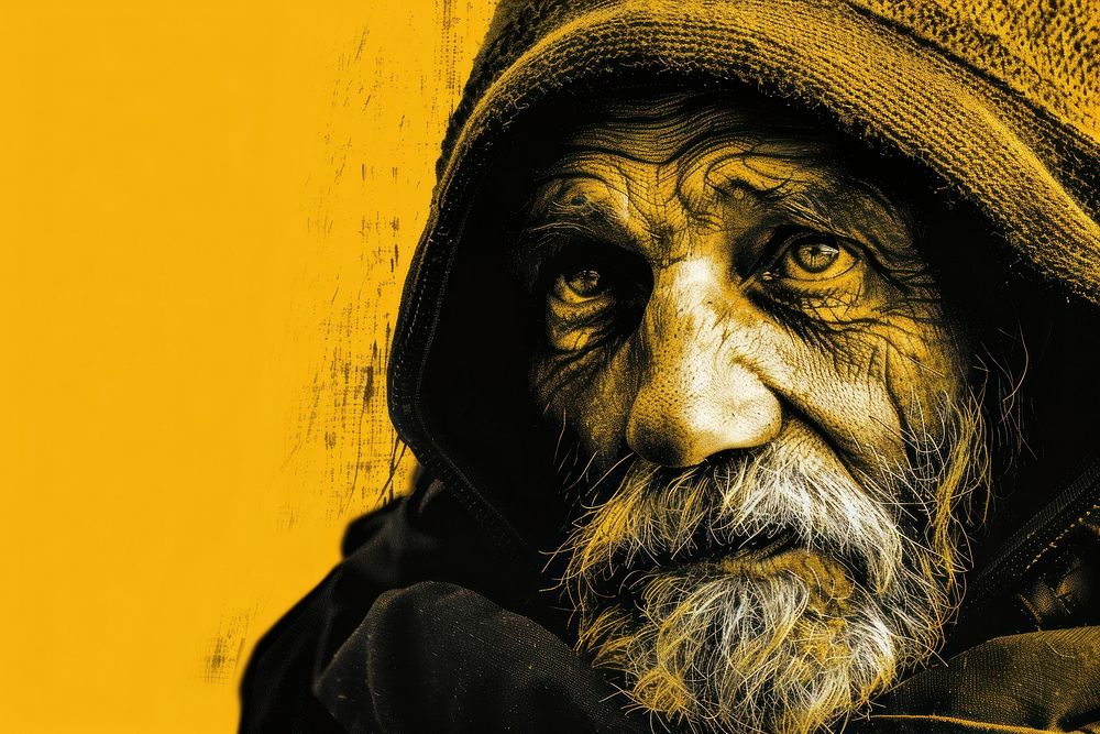 Illustration duo tone people portrait | Free Photo Illustration - rawpixel