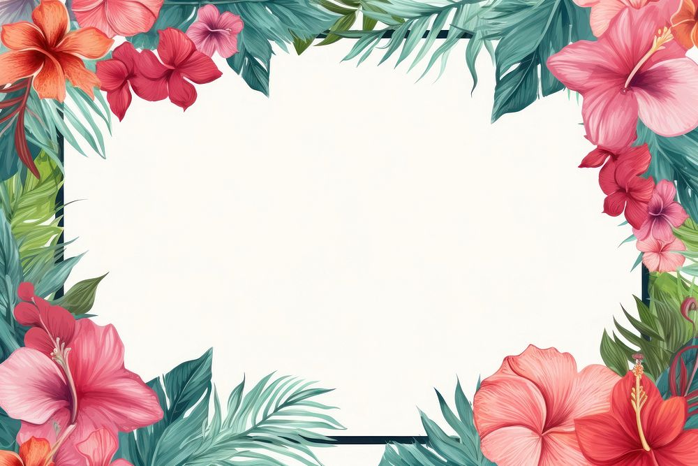 Tropical island graphics outdoors painting. | Free Photo Illustration ...